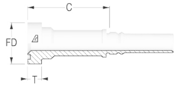 Supercat flange - HydroShark ApS